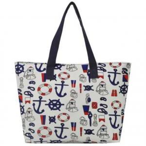 Sailor Bag Canvas Navy Sailor Print Design - Women's Sailor Bag on Luulla