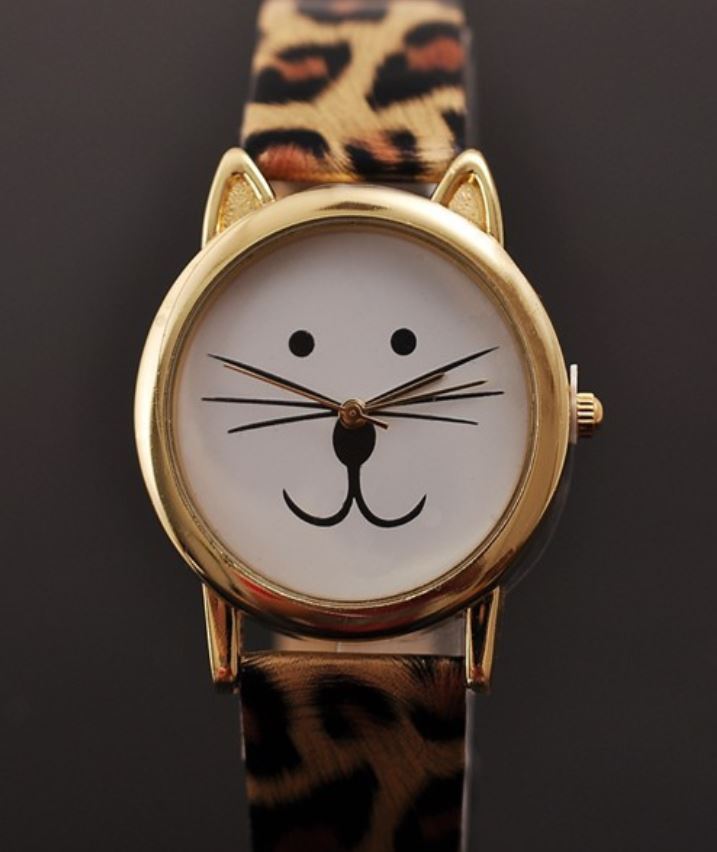 High Quality Cat Design Leopard Watch Watch Animal Watch For Women And ...