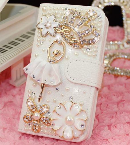 Wedding Bridal Diamond Flip Back Case Cover For I Phone 5/5s 1-9 ...